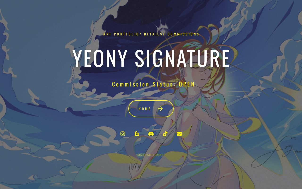 Yeony's Signature